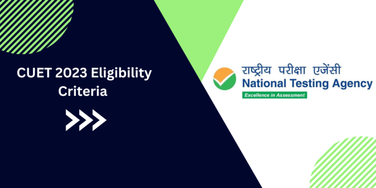 CUET 2023 Eligibility Criteria, Application Fee